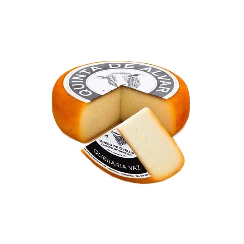 Queijo de ovelha curado apimentado Queijaria Vaz